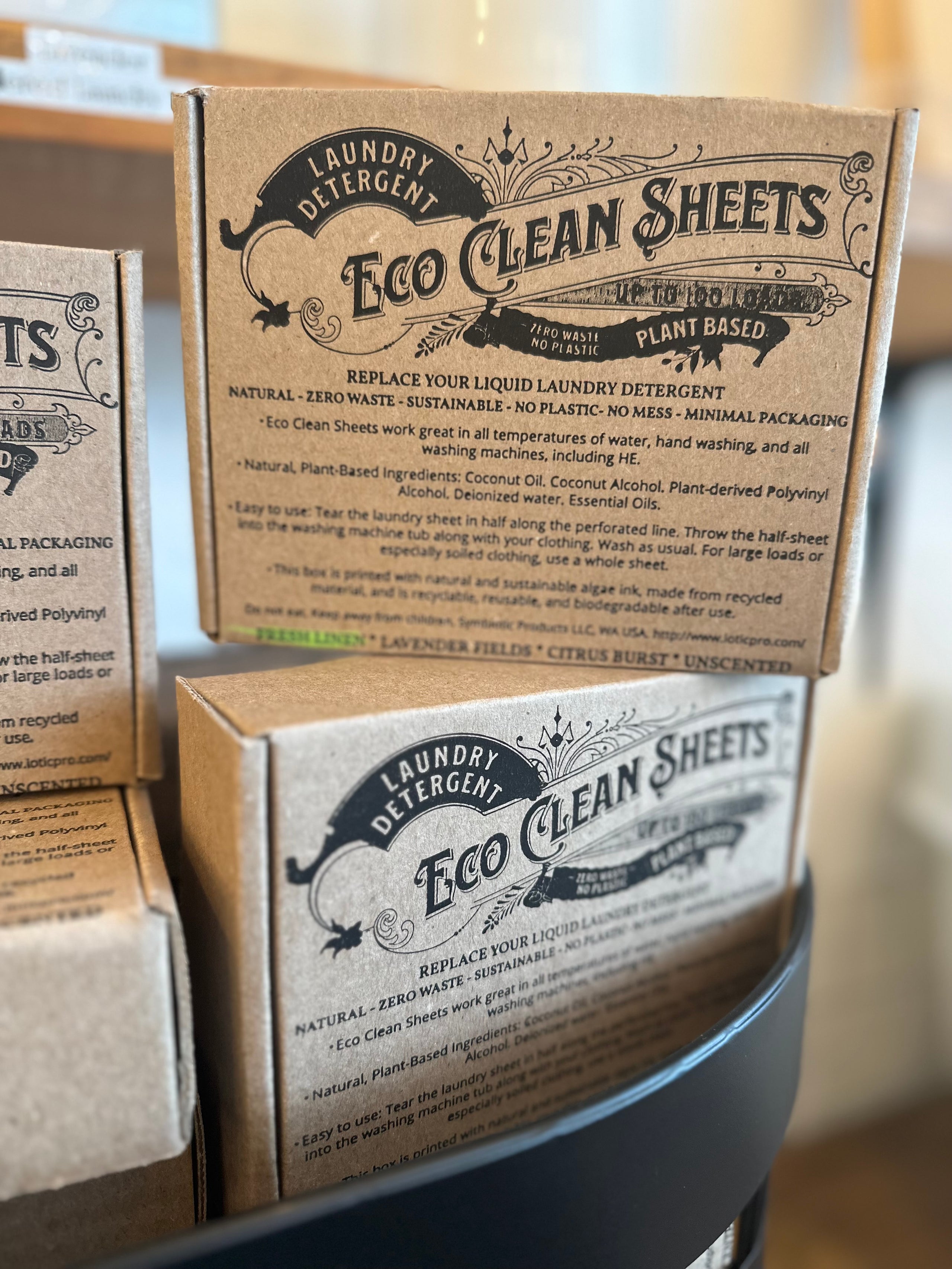 Eco Clean Laundry Sheets - Concentrated, Zero-Waste, Natural Detergent ...