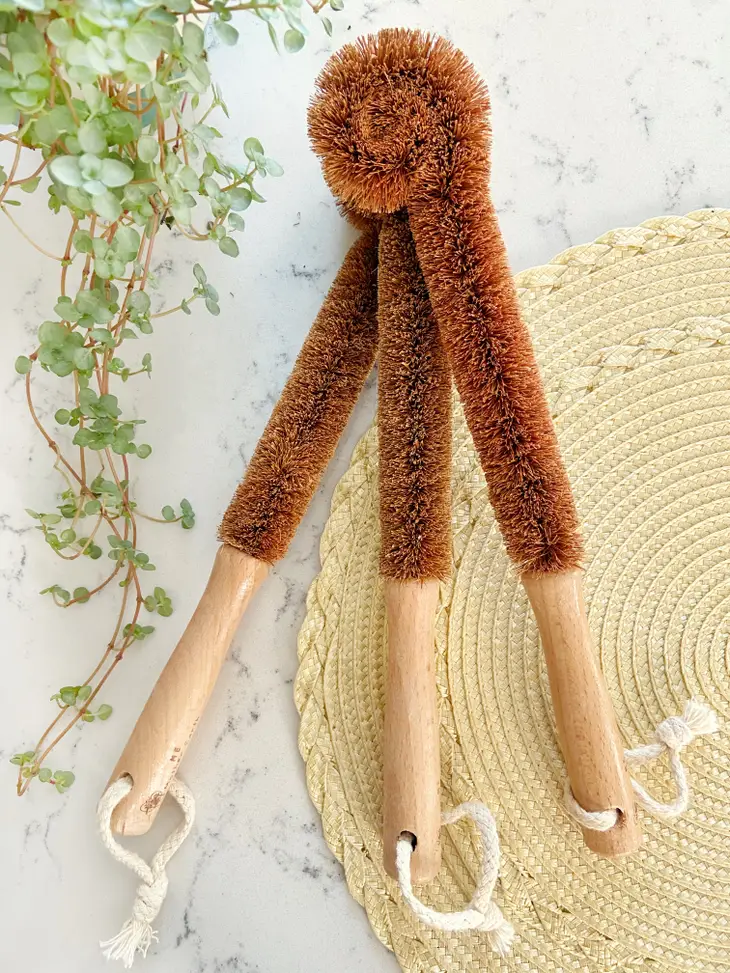 Versatile and Sustainable Coconut Scrub Brush | Natural Cleaning Solution | Sustain Mother Earth