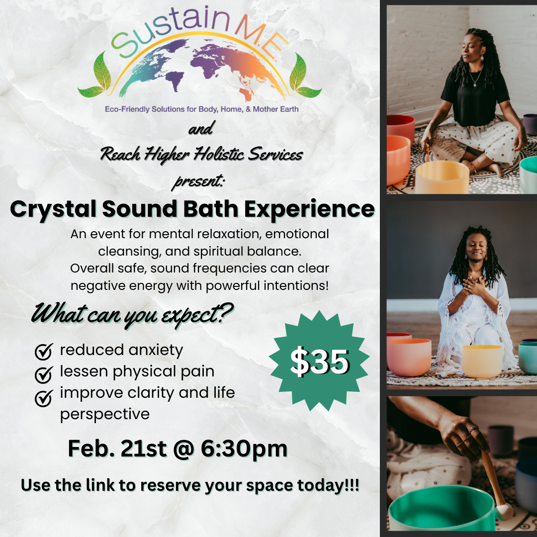 Crystal Sound Bath (February) | Sustain Mother Earth